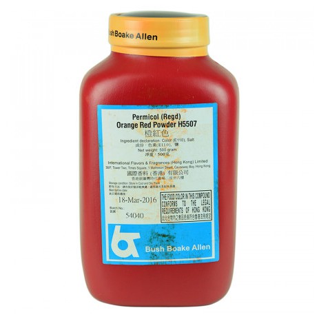 Bột Màu Đỏ Cam H5507 (500g)